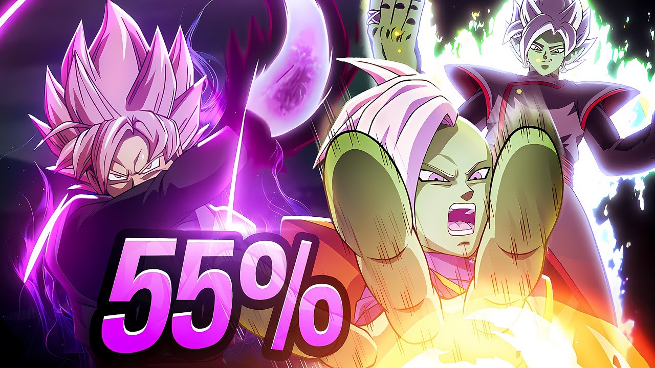HOW GOOD IS LR STR GOKU BLACK ROSE + ZAMASU w/ ONE COPY?! 55% First ...