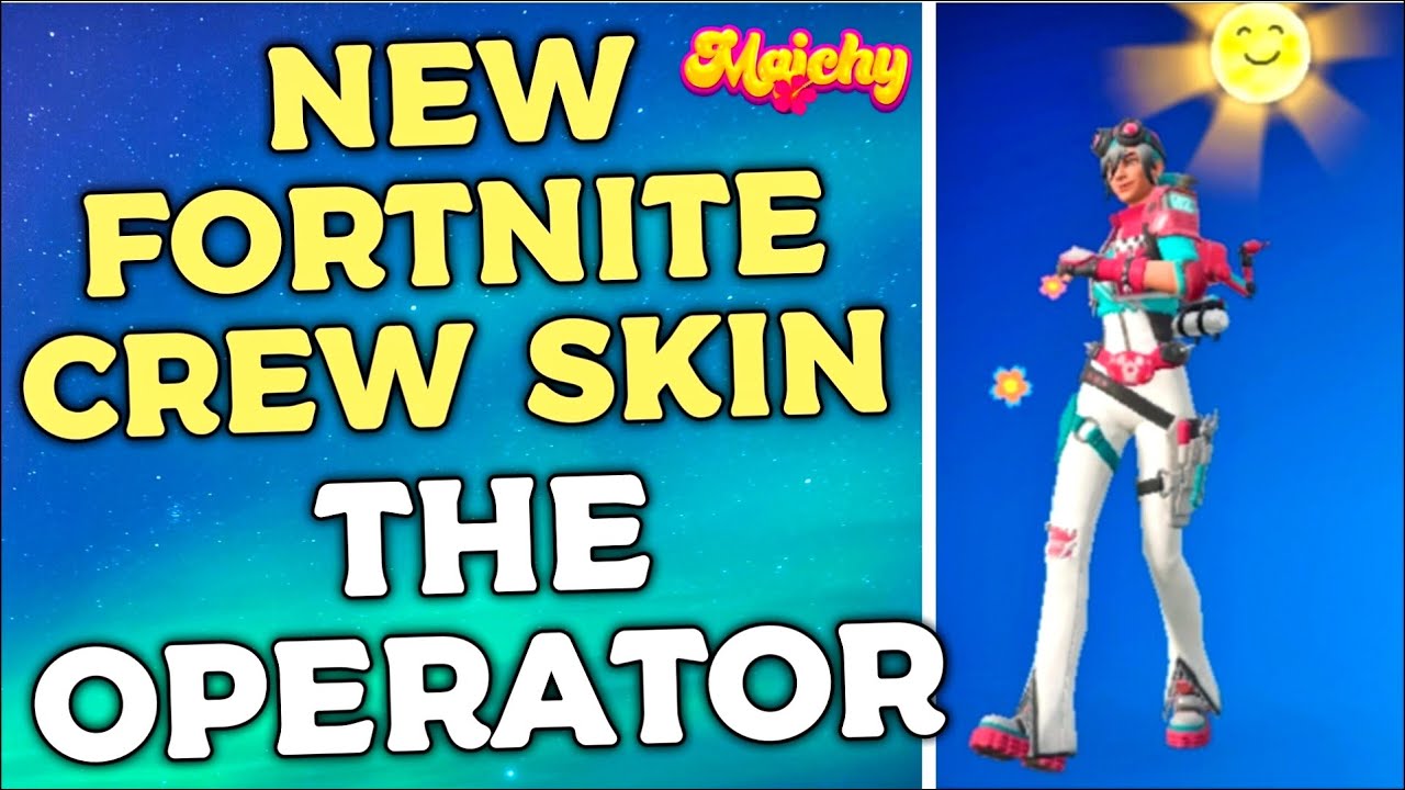 🔴 Using The *New* Fortnite Crew Skin THE OPERATOR! 🥳 Reload Zero Build ...