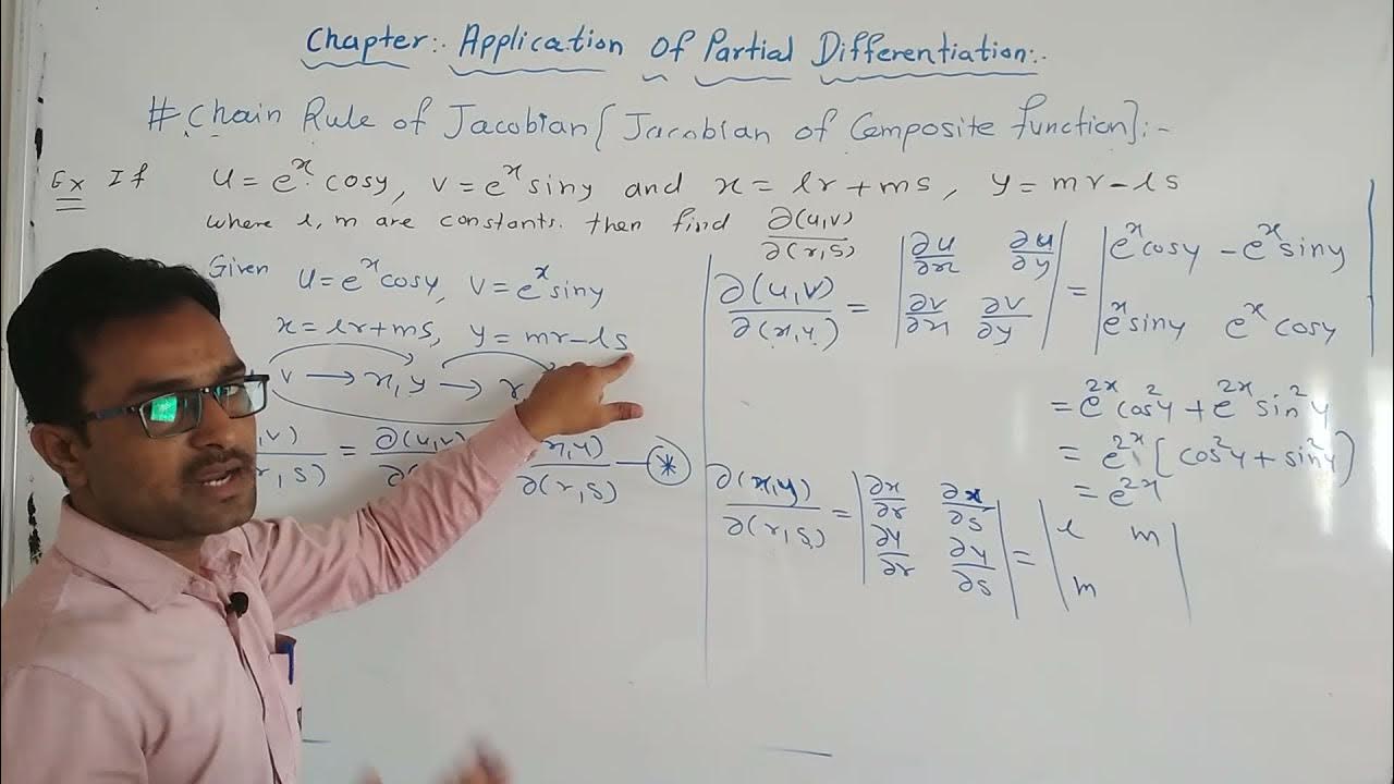 chain rule of jacobian(Jacobian of Composite Function) - YouTube