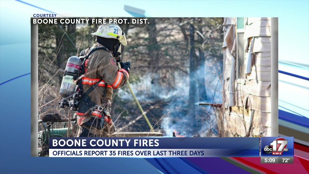 Boone County FD reports 35 fires - YouTube