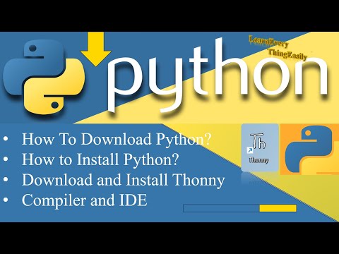 Learn Every Thing Easily about Python completely for beginners, Download and install in one package