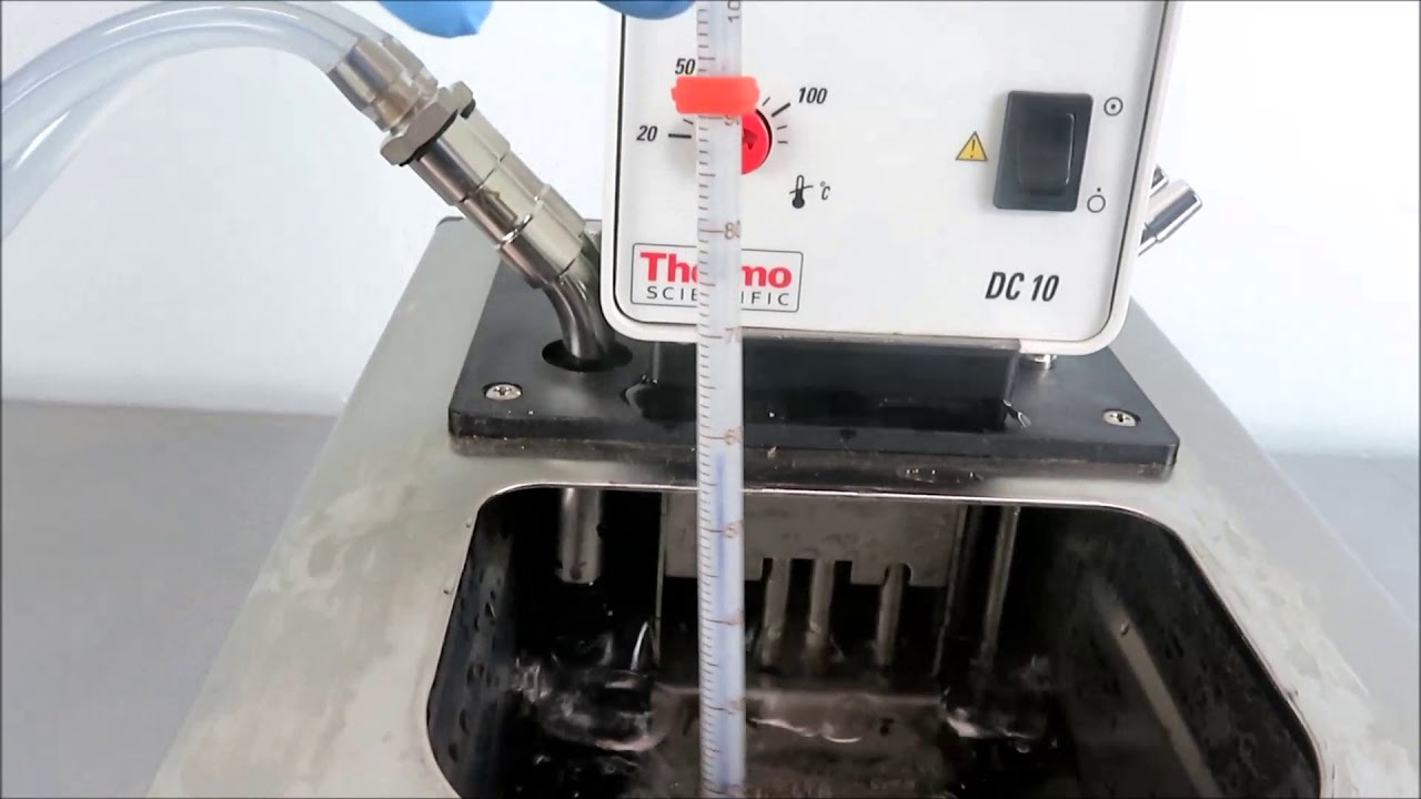 Thermo Haake DC10 Recirculating Water Bath - YouTube