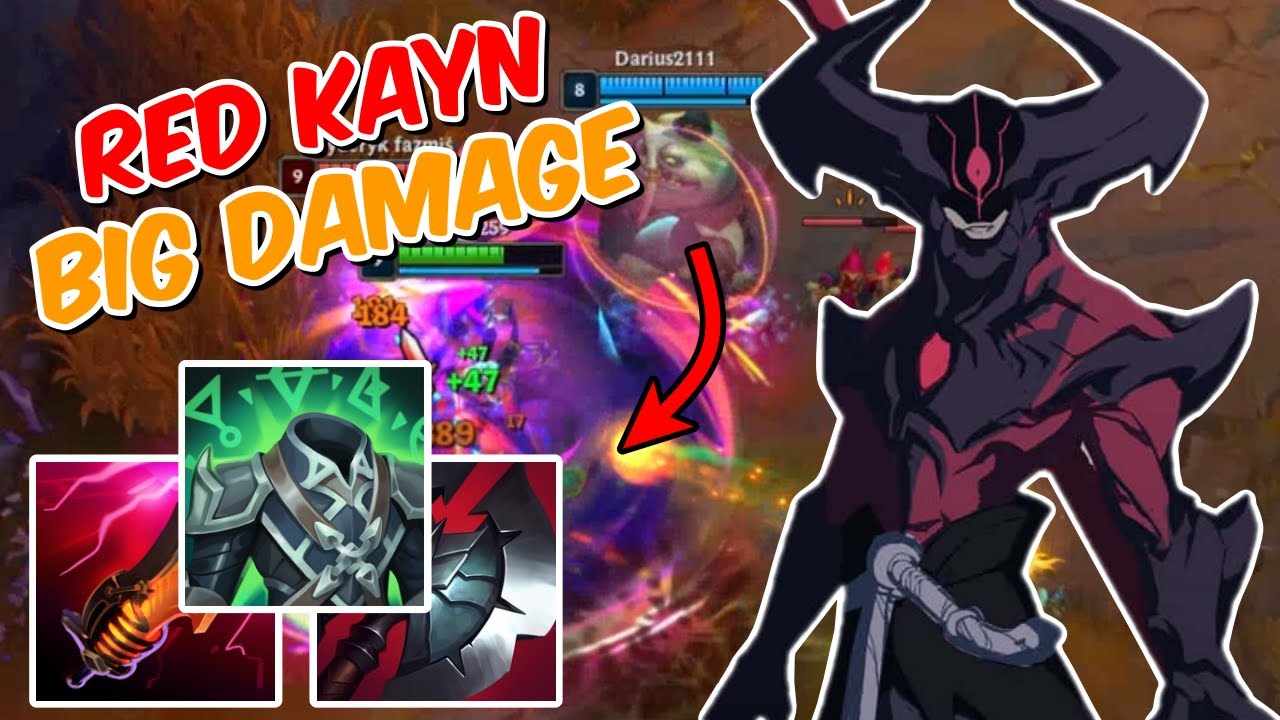 How To Play RED KAYN Jungle In This Season - Red Kayn Runes & Items In ...