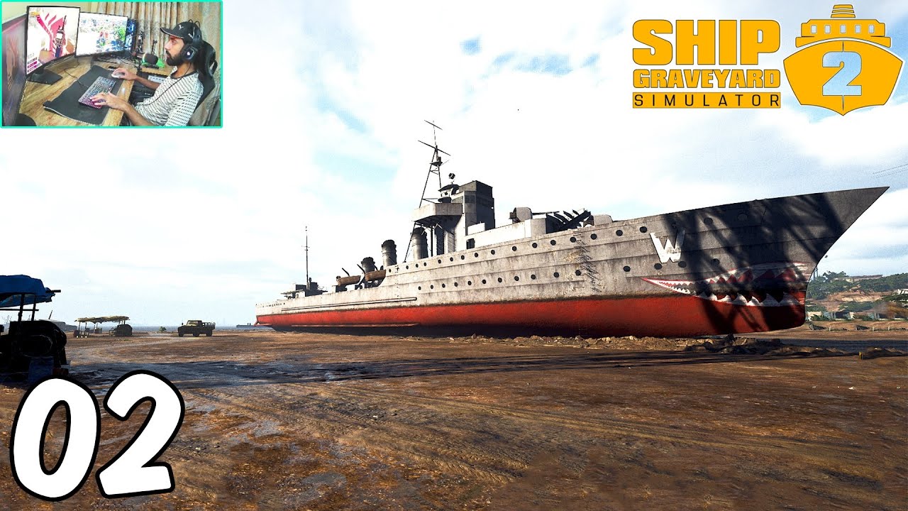 Lets Break A Warship | Wicher Class Warship | ship graveyard simulator ...