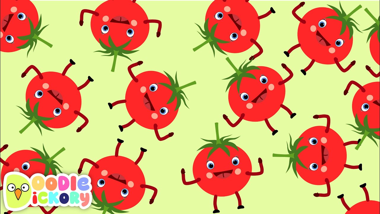 One Tomato Two Tomatoes | Kids Songs & Nursery Rhymes | Doodle Dickory ...