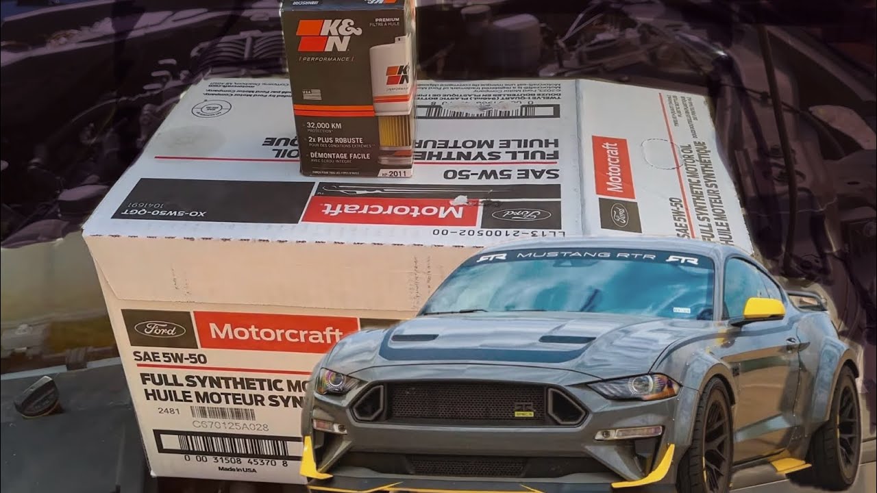 Oil Change - S550 Mustang RTR Spec 5 10th Anniversary with the Ford ...