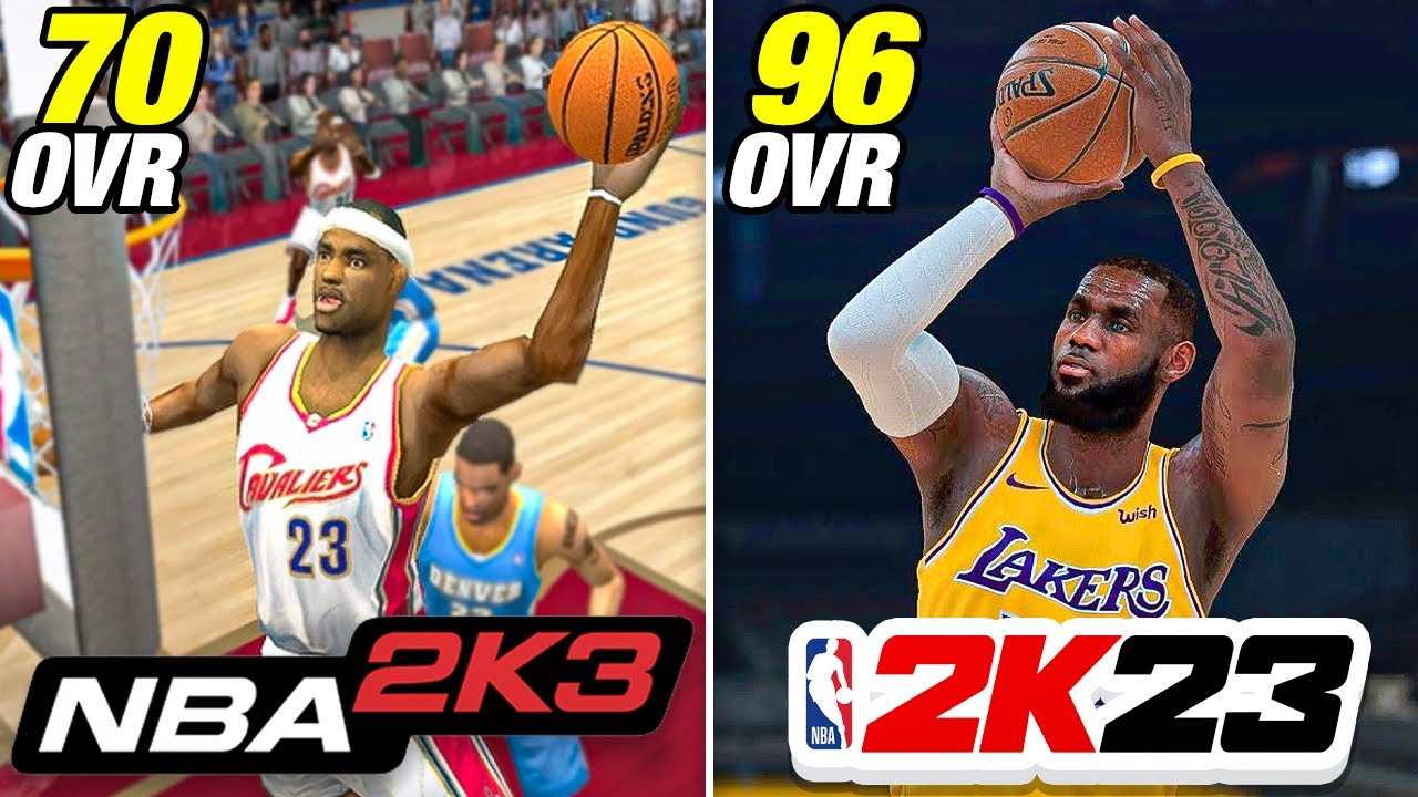Scoring With Lebron James in EVERY NBA 2K! ( NBA2k4 - NBA2k23 ) - YouTube