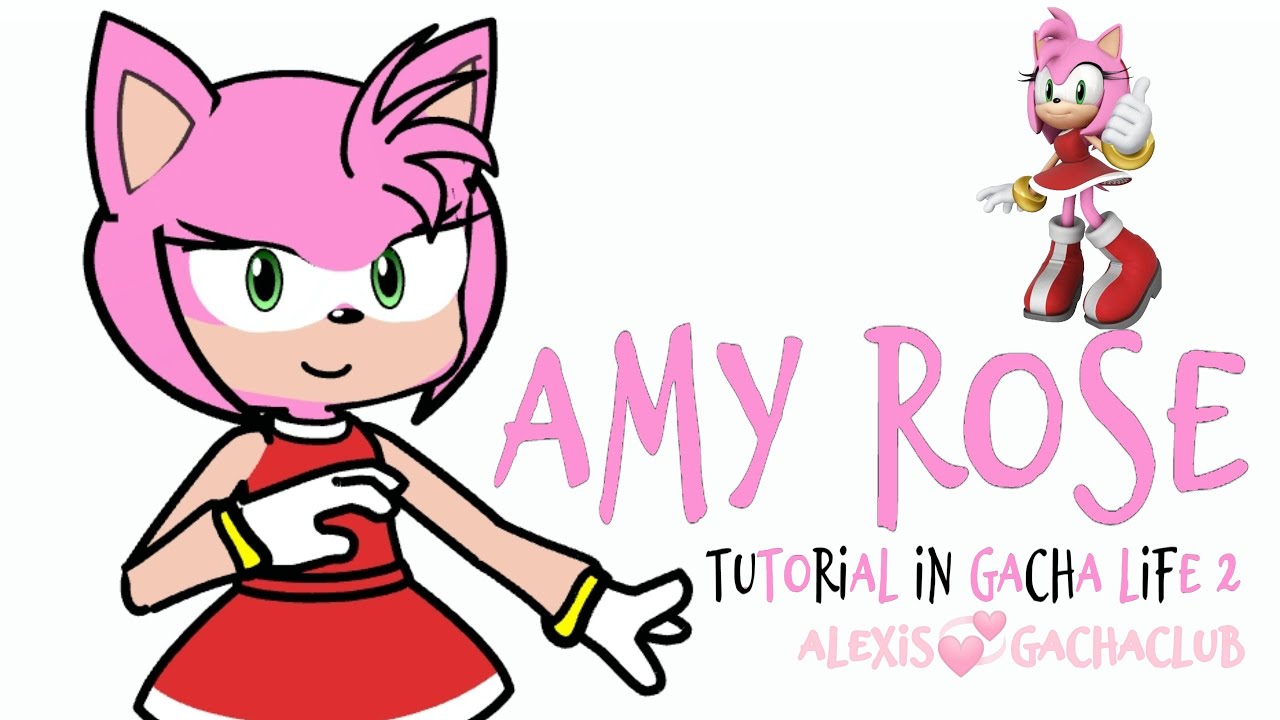 💞How to make AMY ROSE (Sonic The Hedgehog) in Gacha Life 2💞 #gl2 #sonic ...