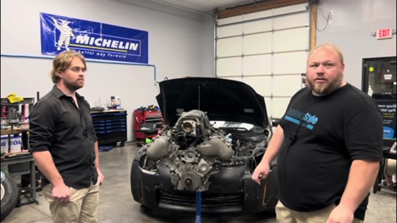 Nissan 350z drift build with Vk56de - YouTube