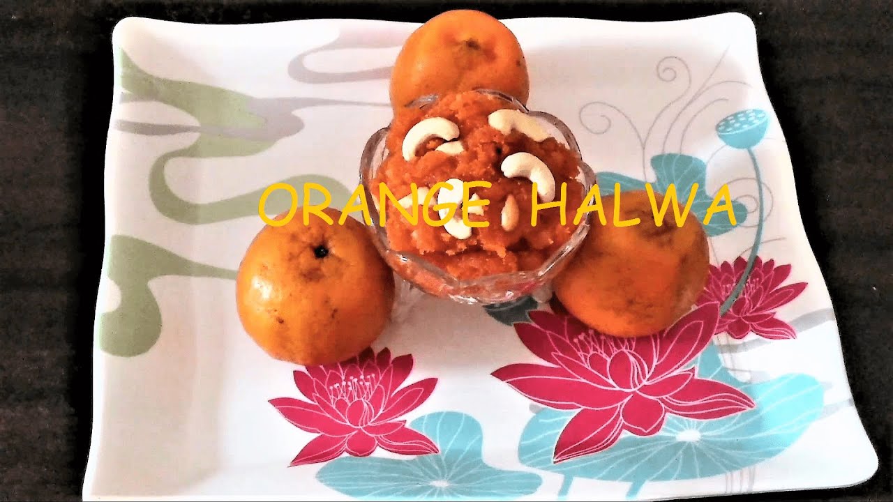 HOW TO MAKE ORANGE HALWA || TASTY AND SIMPLE || EASY TO MAKE - YouTube