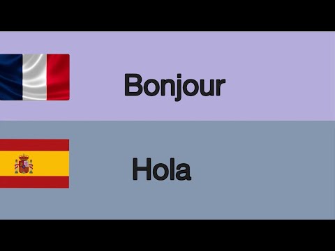 Apprendre le français et l’espagnol avec des phrases simples