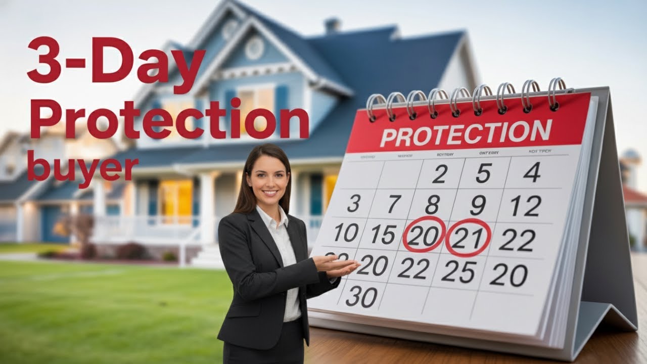 Buying real estate? The 3 day rescission period protects you! - YouTube