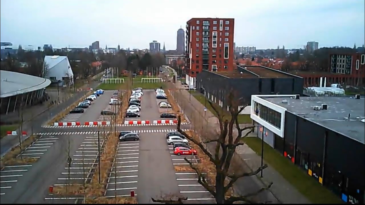 Trying to fly a drone in bad weather - YouTube