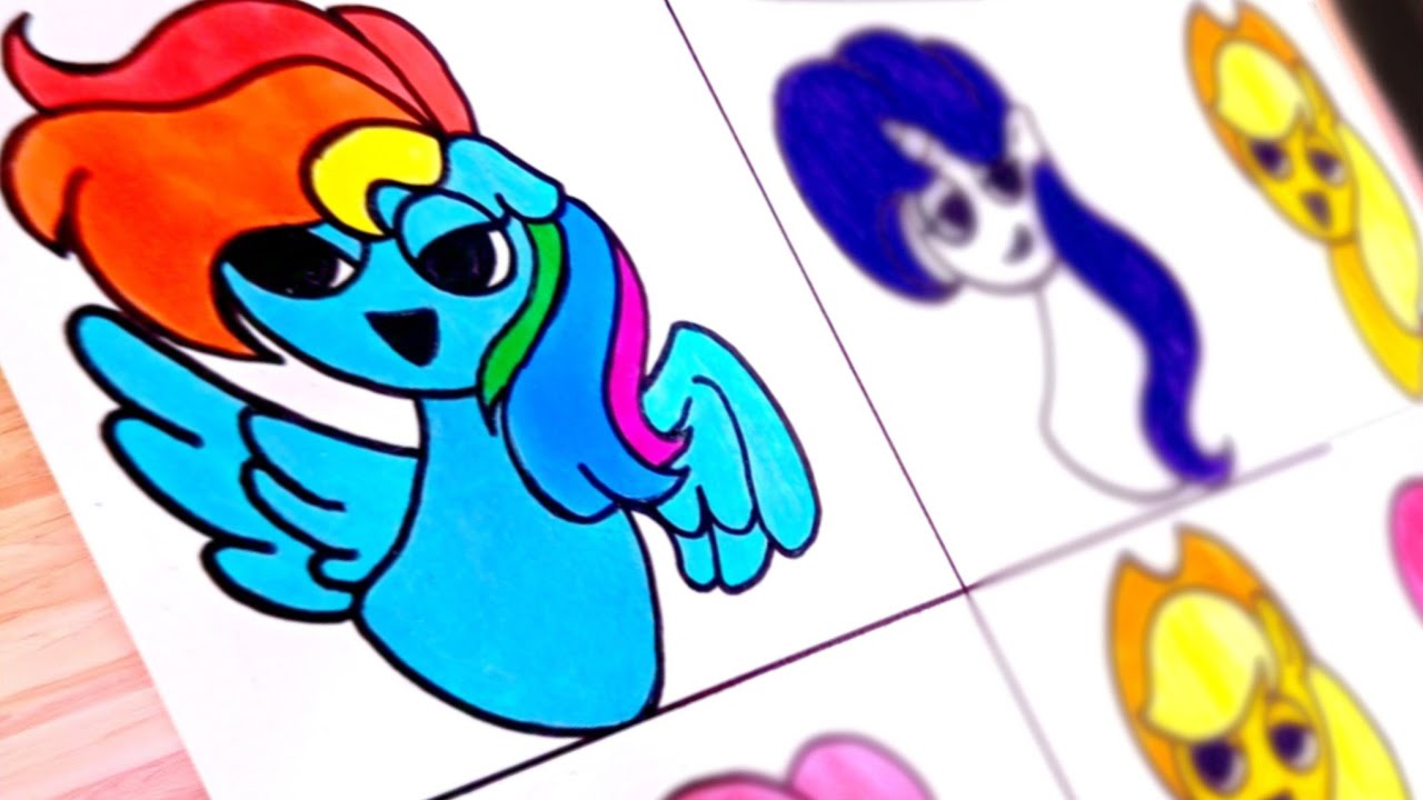 [ Drawing] My Little Pony In Sprunki Incredibox / Rainbow Dash Rarity ...