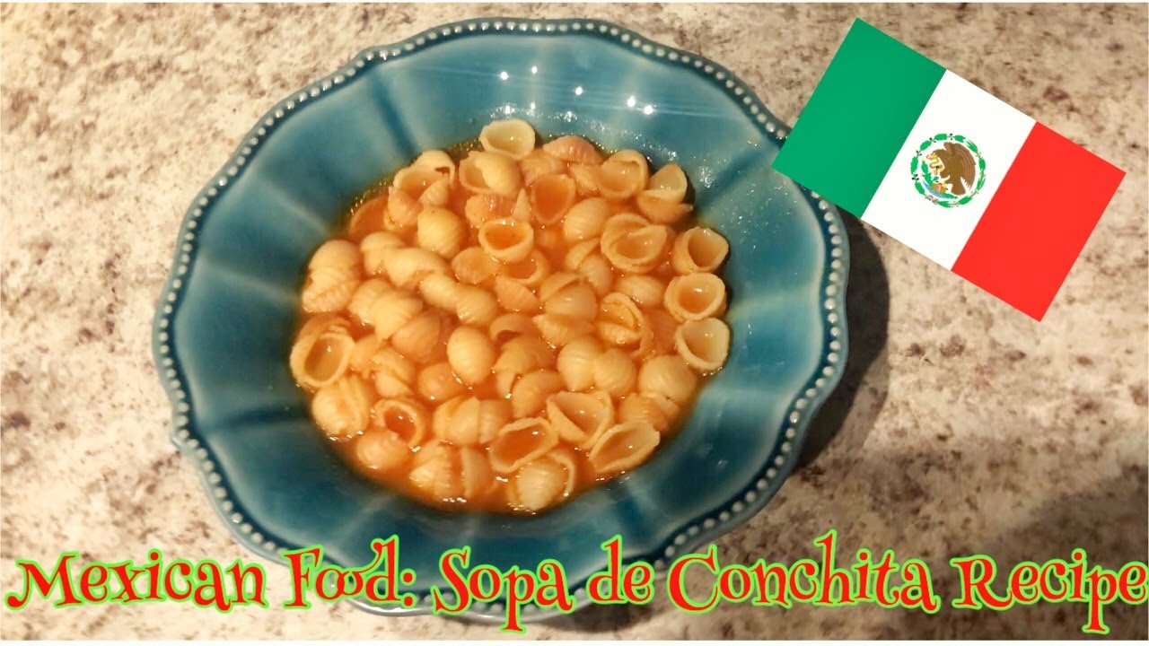 COOK WITH ME! HOW TO: MAKE SOPA DE CONCHITAS - YouTube