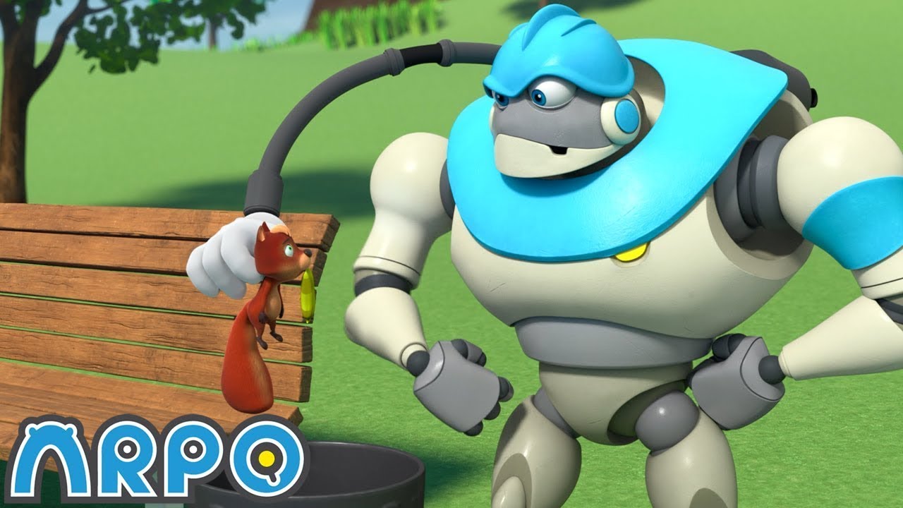 Pick Up Your Litter! | ARPO | Educational Kids Videos | Moonbug Kids ...