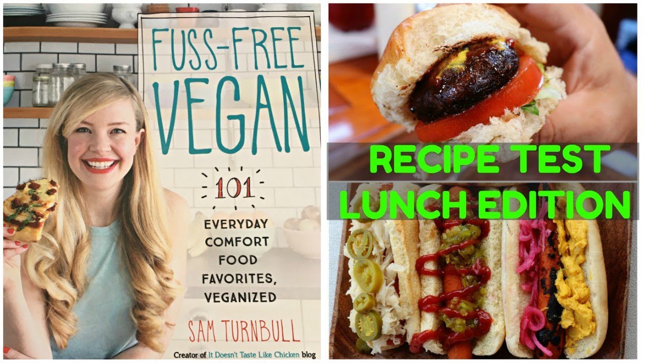 Fuss Free Vegan Cookbook Lunch Recipes - YouTube