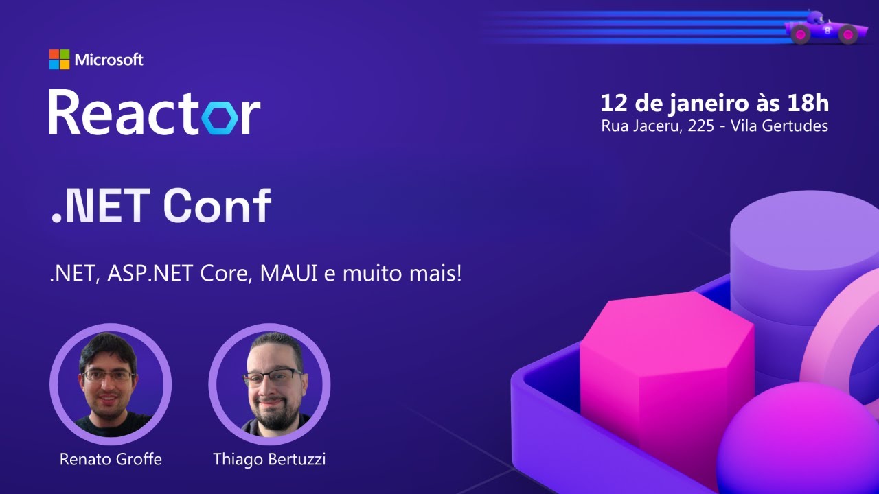 .NET Conf 2024 - São Paulo-SP - .NET, ASP.NET Core, MAUI e muito mais ...