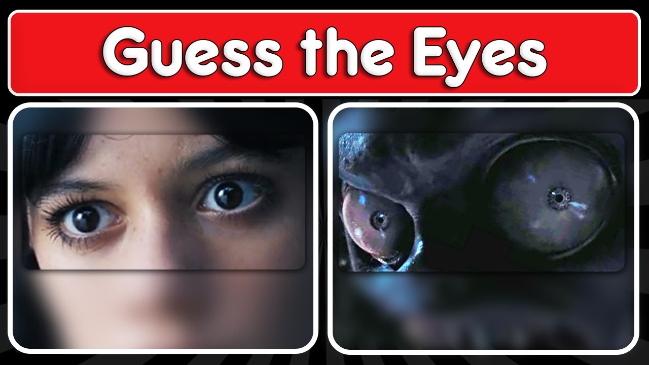 Guess the Wednesday Character by their Eyes 👀 | Wednesday Quiz - YouTube