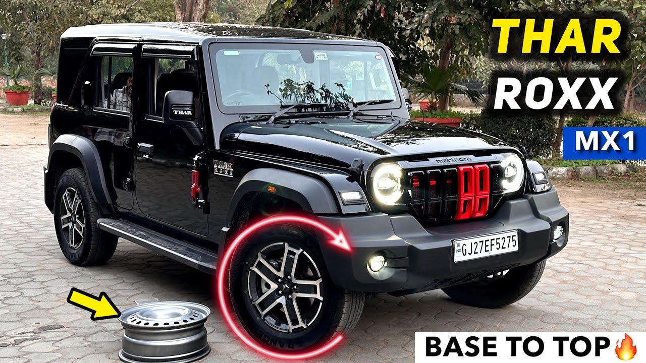 THAR 5 DOOR BASE MODEL MODIFIED 2025 THAR 5 DOOR THAR ROXX BASE TO TOP ...