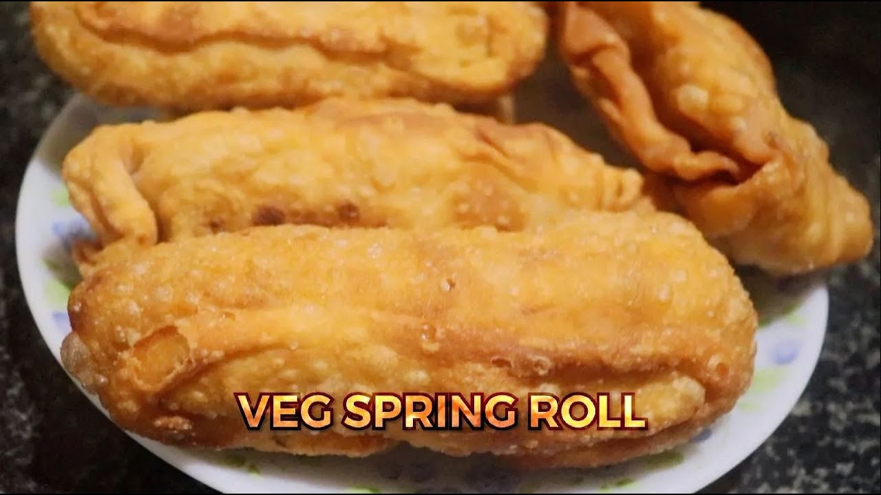 Veg Spring roll recipe | crispy & crunchy spring rolls | #SpringRolls ...