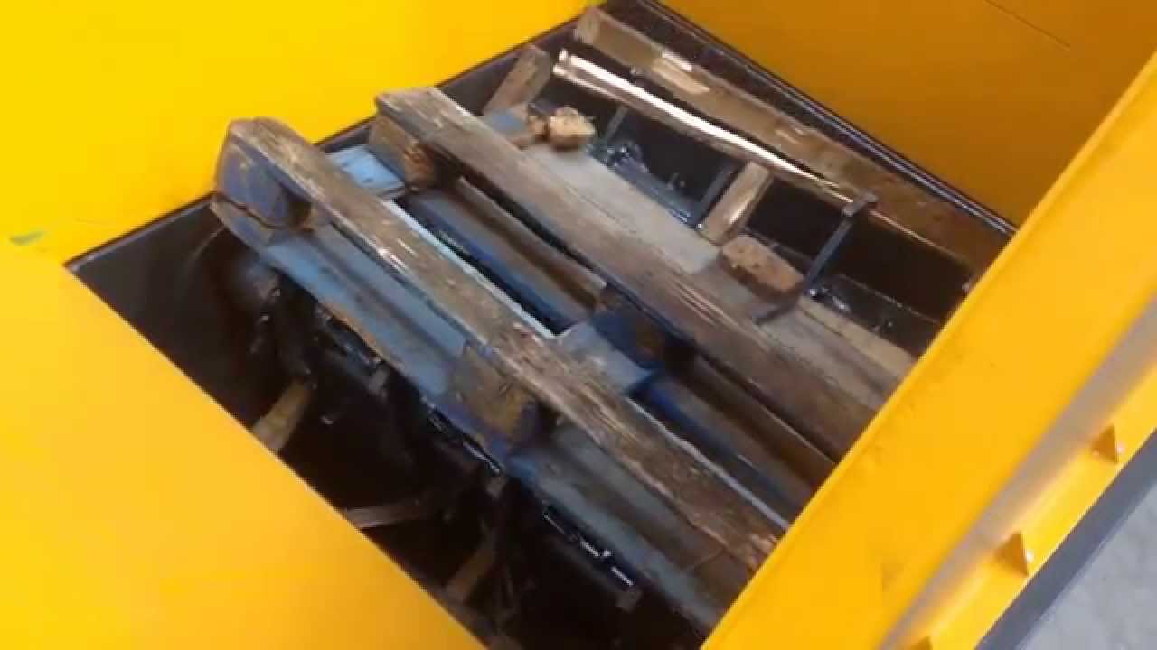 Screw Compactor for Wood Disposal - YouTube