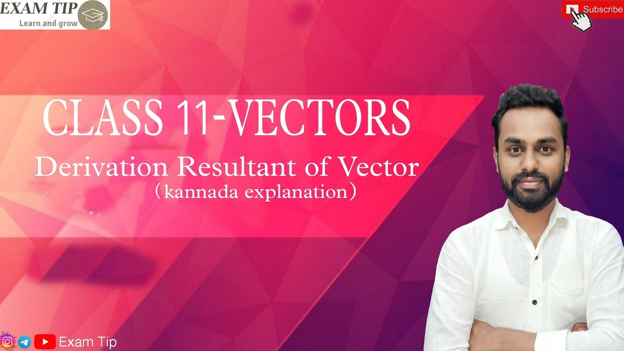 Class 11th |Vectors|Derivation of Resultant of vector|Amit sir|#Exam ...