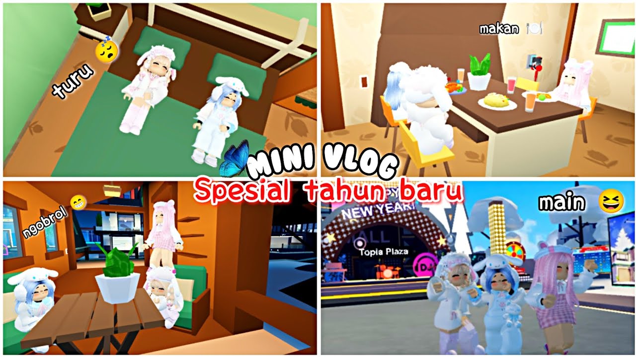 Mini Vlog spesial tahun baru || Roblox Indonesia 🇮🇩 - YouTube