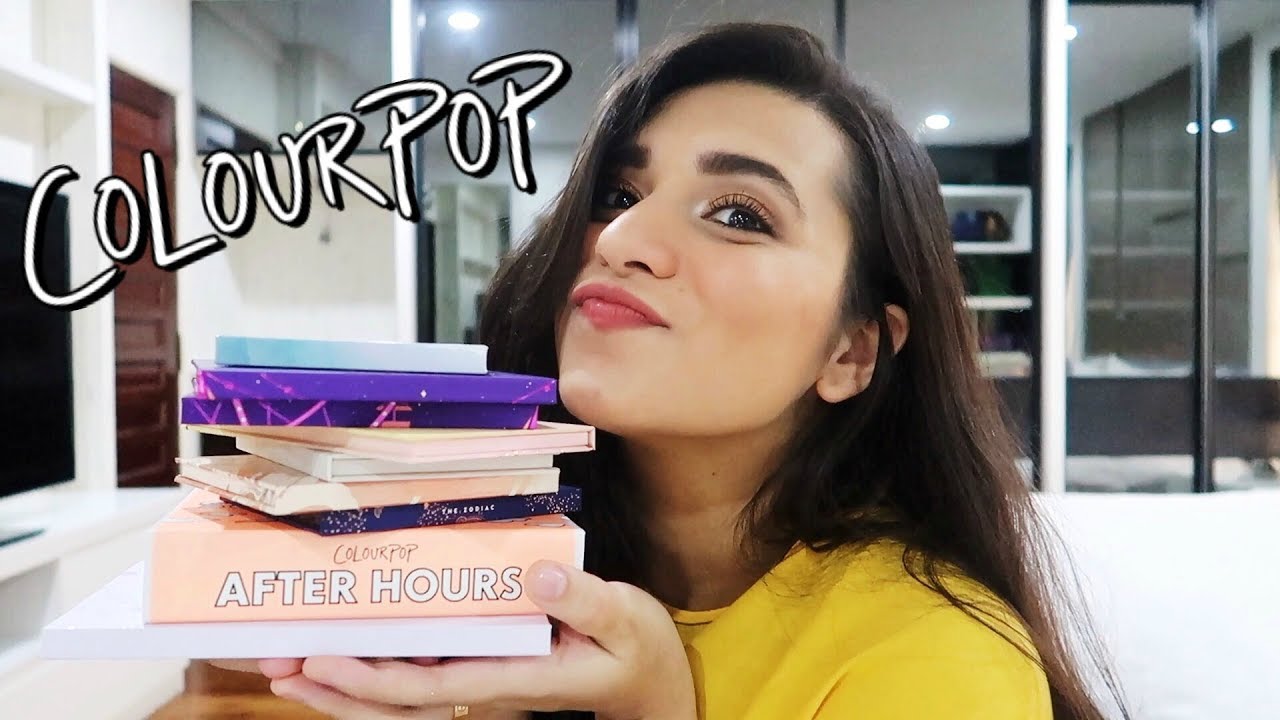 Huge Colourpop Haul | Athisha Khan - YouTube