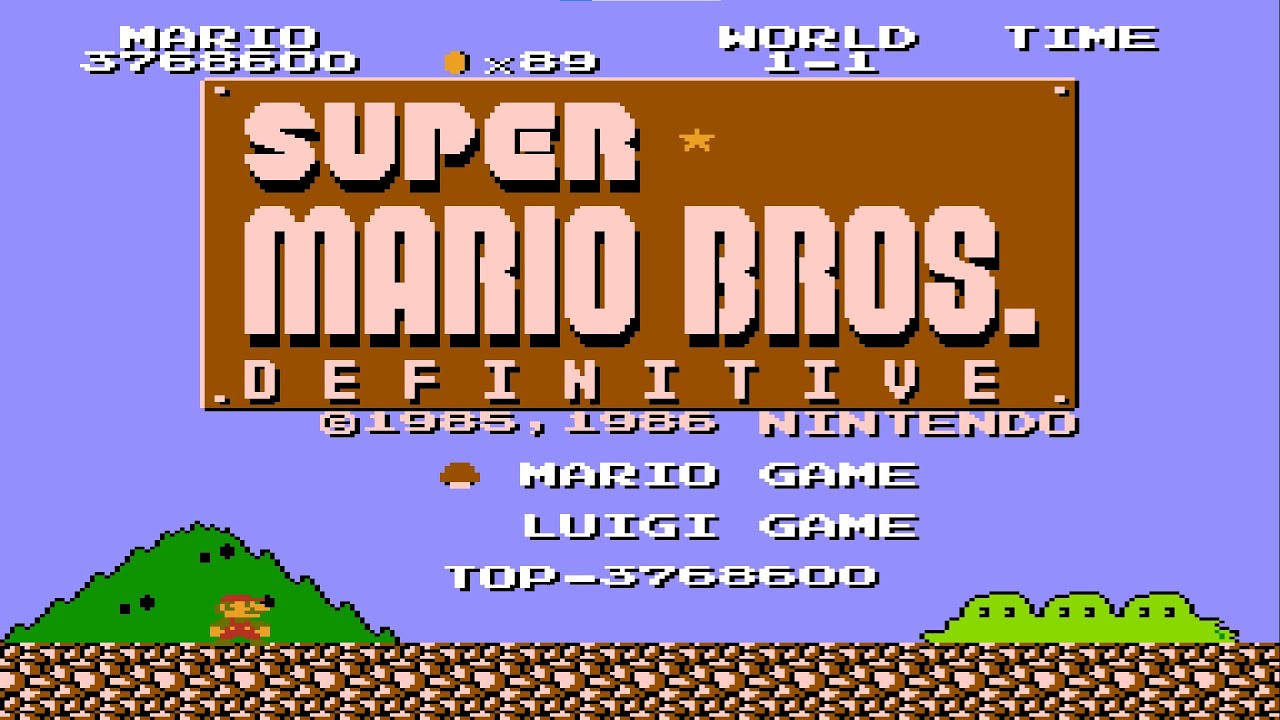 SMB Hack Walkthrough - Super Mario Bros.: Definitive - YouTube