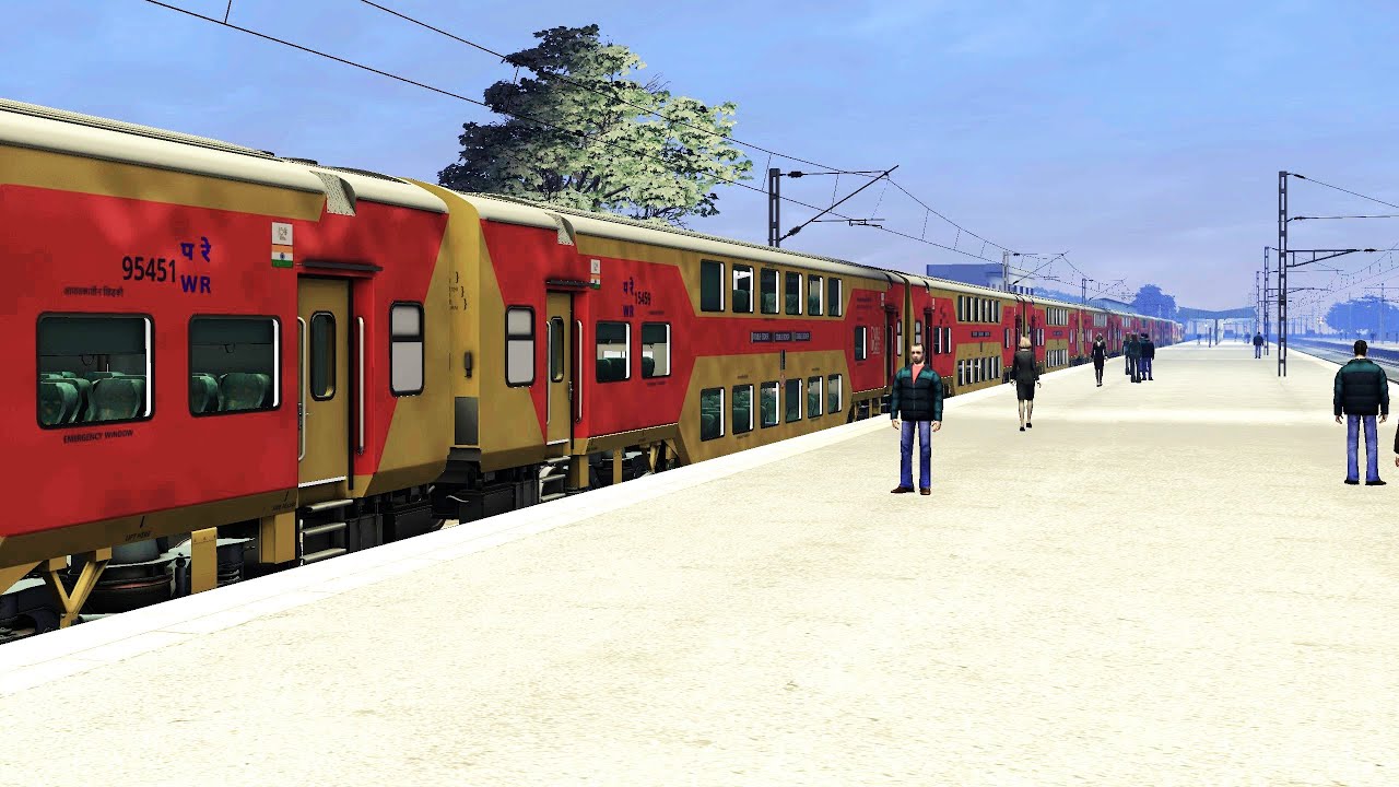Shunting Vatva to Ahmedabad Station 12932 Mumbai Central Ahmedabad AC ...