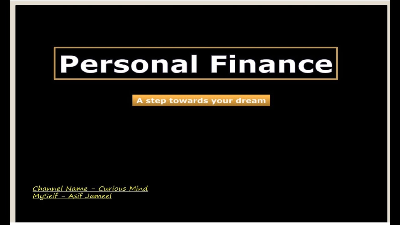 Personal Finance | Definition | Importance | Strategies - YouTube
