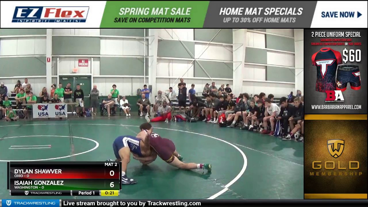 113 Dylan Shawver Ohio vs Aizayah Maka Yacapin Washington 8386574104 ...