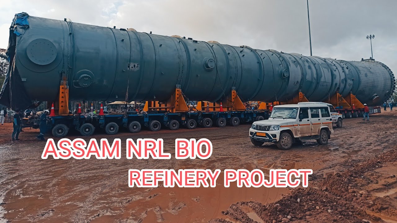 assam NRL bio refinery project #youtubevideo #trucks #viralvideo #NRL ...