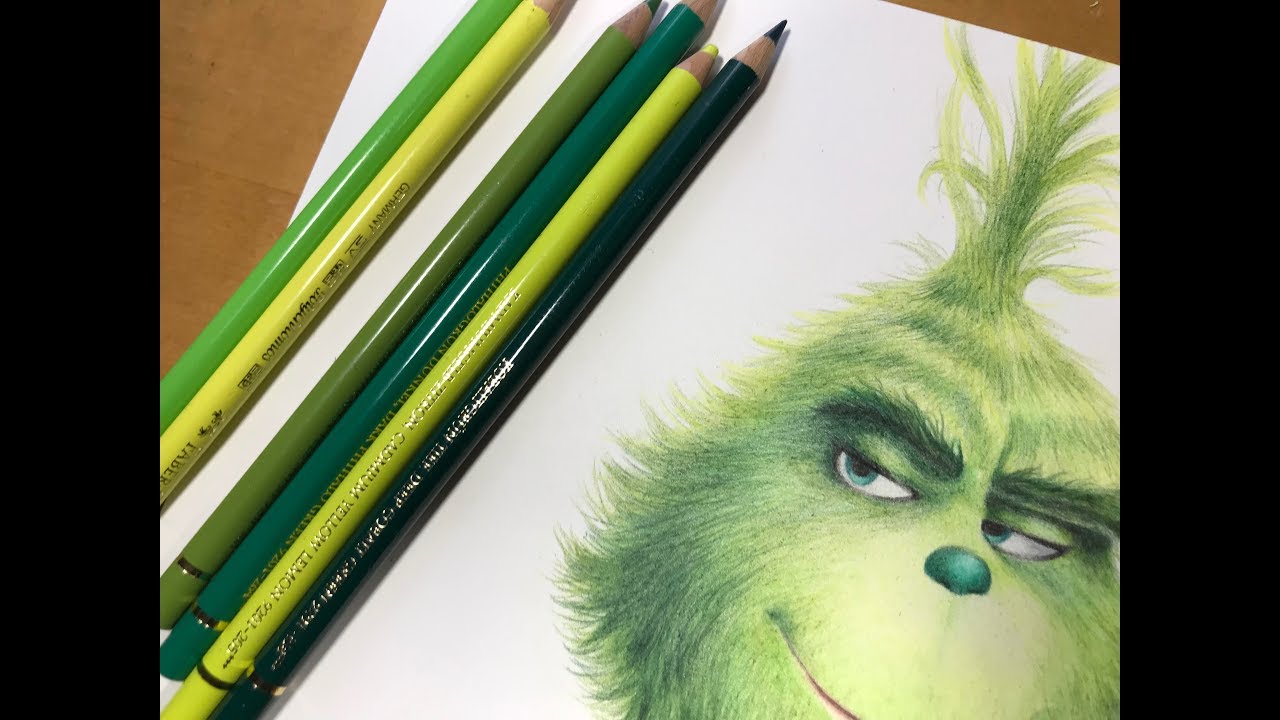 DRAWING THE GRINCH 2018 - YouTube