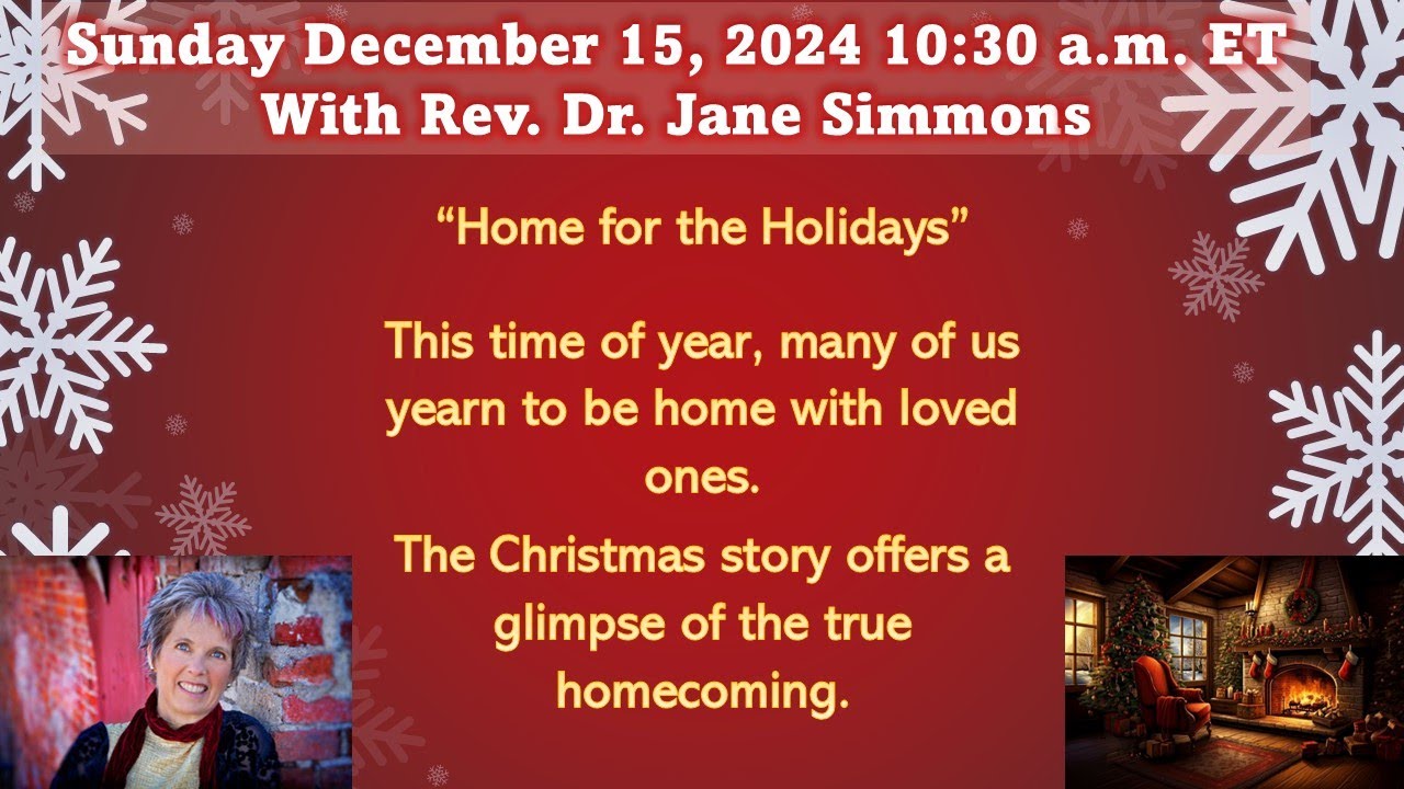 15 Dec 2024 - Advent 3 - Rev. Dr. Jane Simmons - YouTube