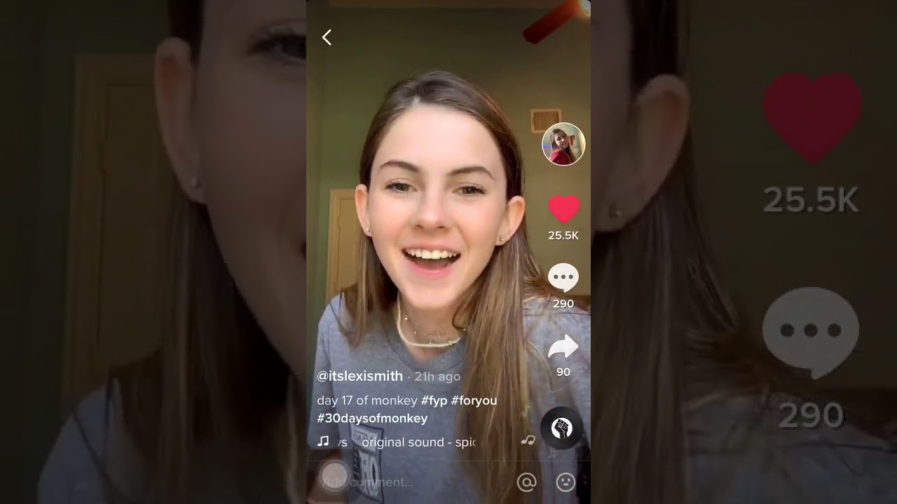 Tiktok ItsLexiSmith 30 Days of Monkey + Intro - YouTube