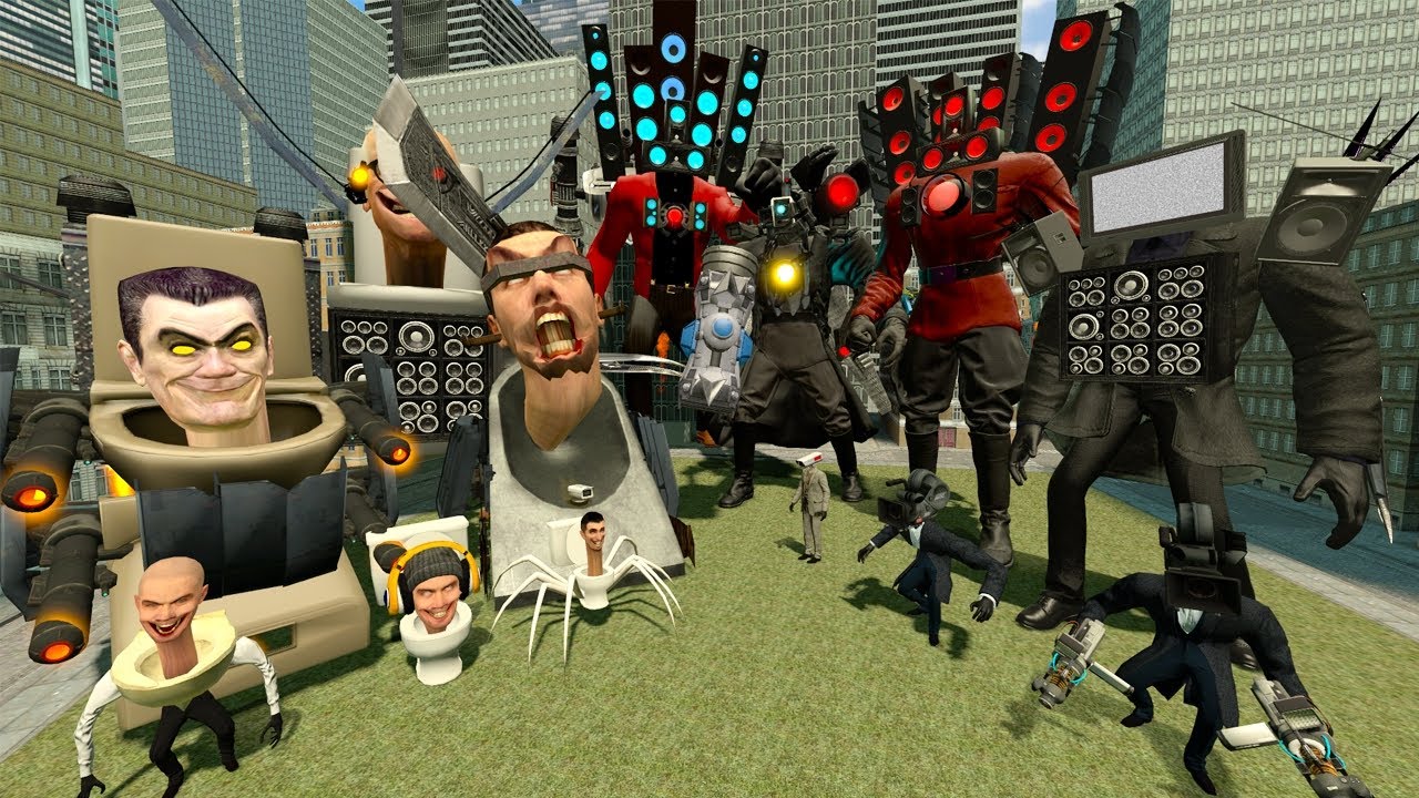 Skibidi Toilet for Garry's Mod. GMod - TV-MEN TITAN, Spiker Men Titan ...