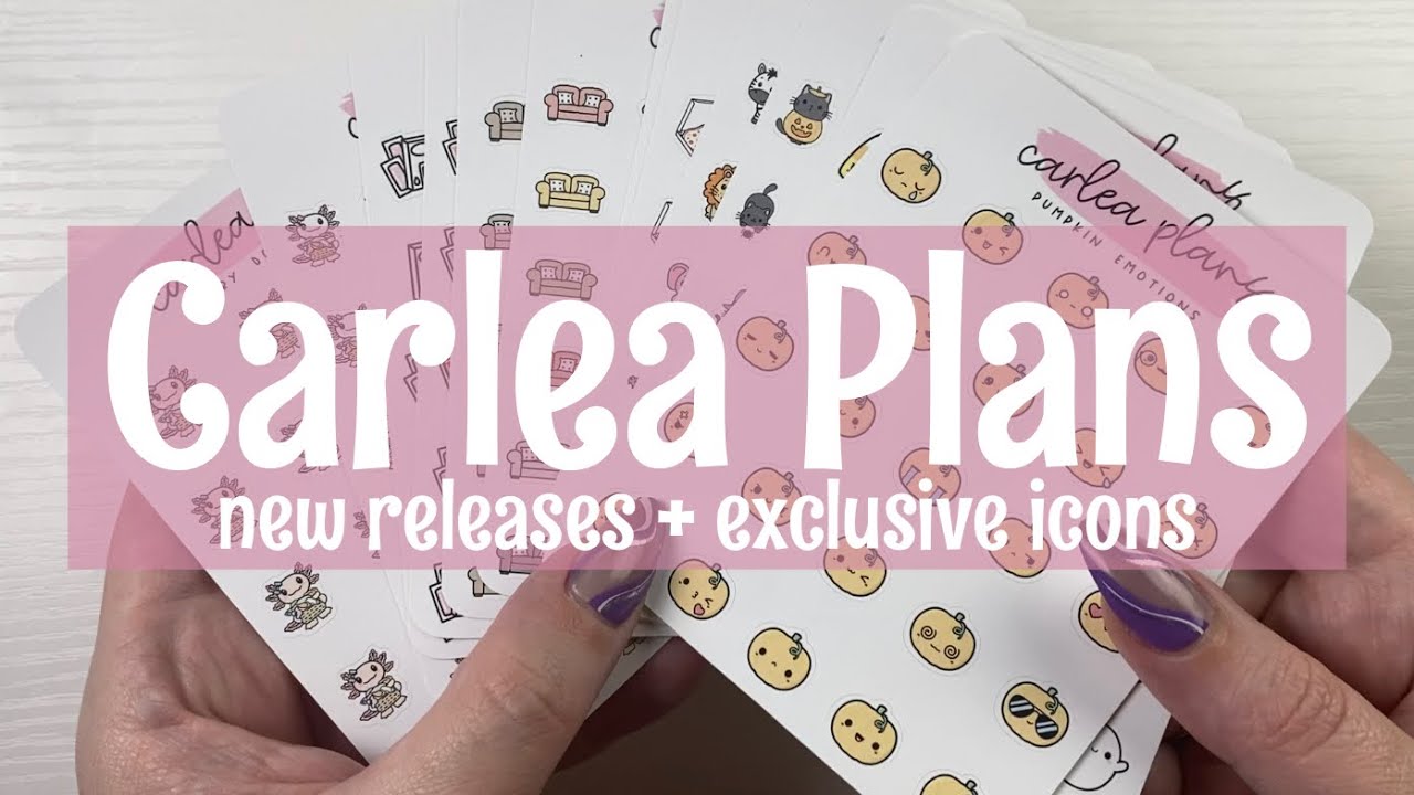 Carlea Plans || New Releases + Exclusive Icons || July 25th - YouTube