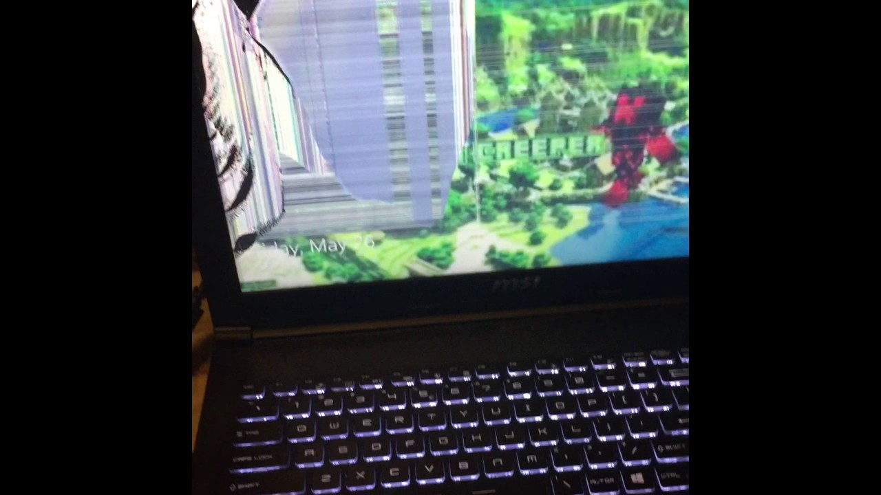 I smashed my MSI computer - YouTube