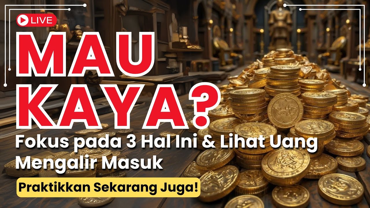 Rumus Menjadi Kaya: Fokus pada 3 Hal INI, Bukan Uang - YouTube
