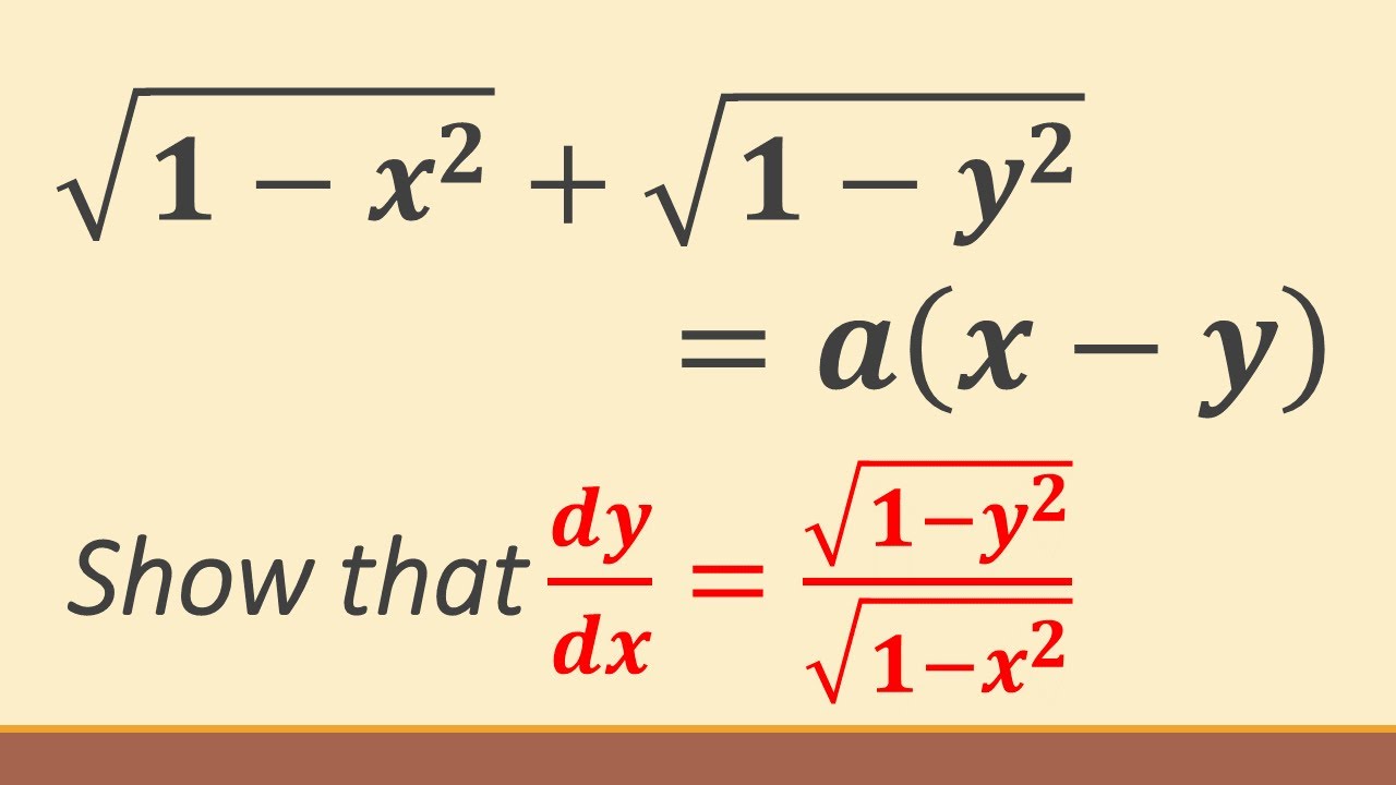 Maths 1B Differentiation Question 2 Solution #differentiation - YouTube