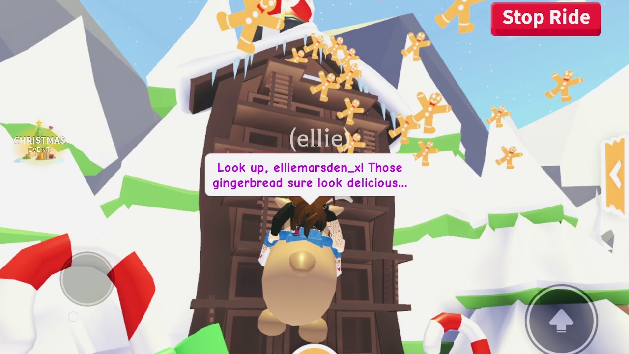Collecting gingerbreads on Roblox + first video ️ - YouTube