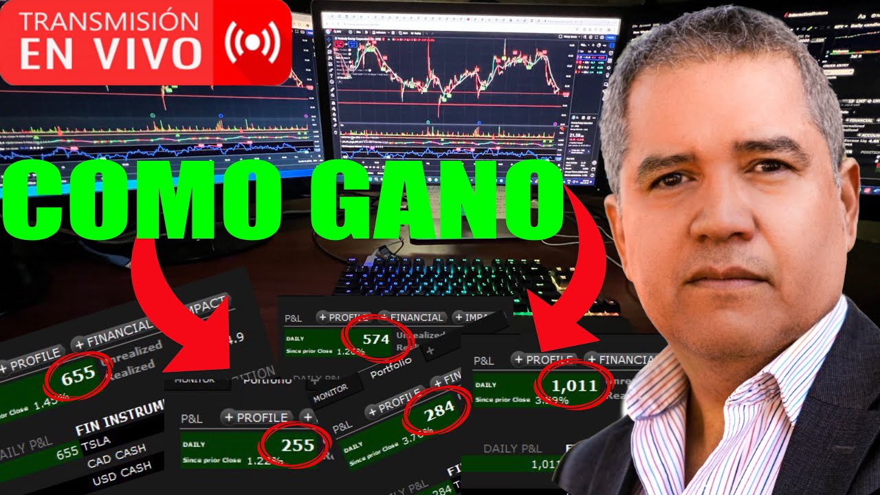 [EN VIVO] Invirtiendo en la bolsa - Haciendo Day Trading - YouTube