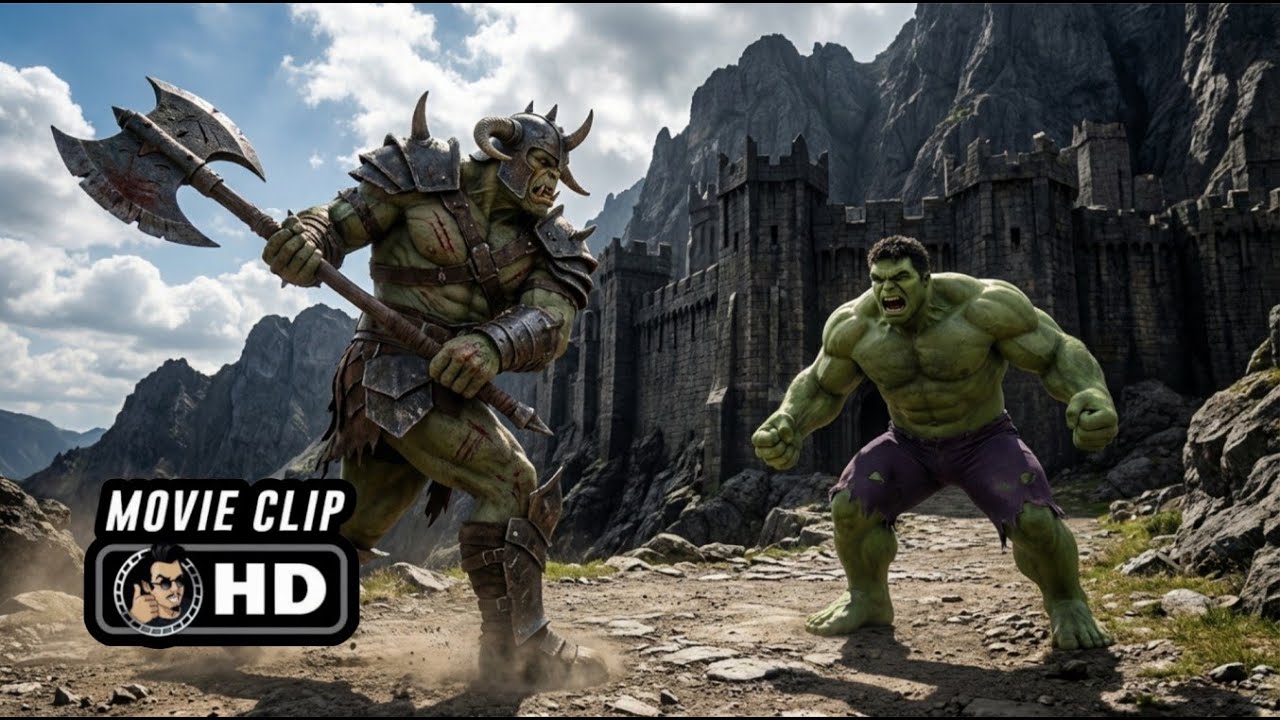 HULK vs ORC KING: The Dark Mountain Apocalypse - YouTube