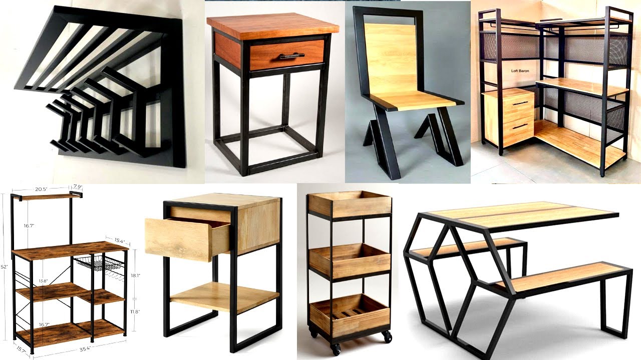 100+ Indoor & Outdoor Metal Furniture Ideas / Metal Projects - YouTube