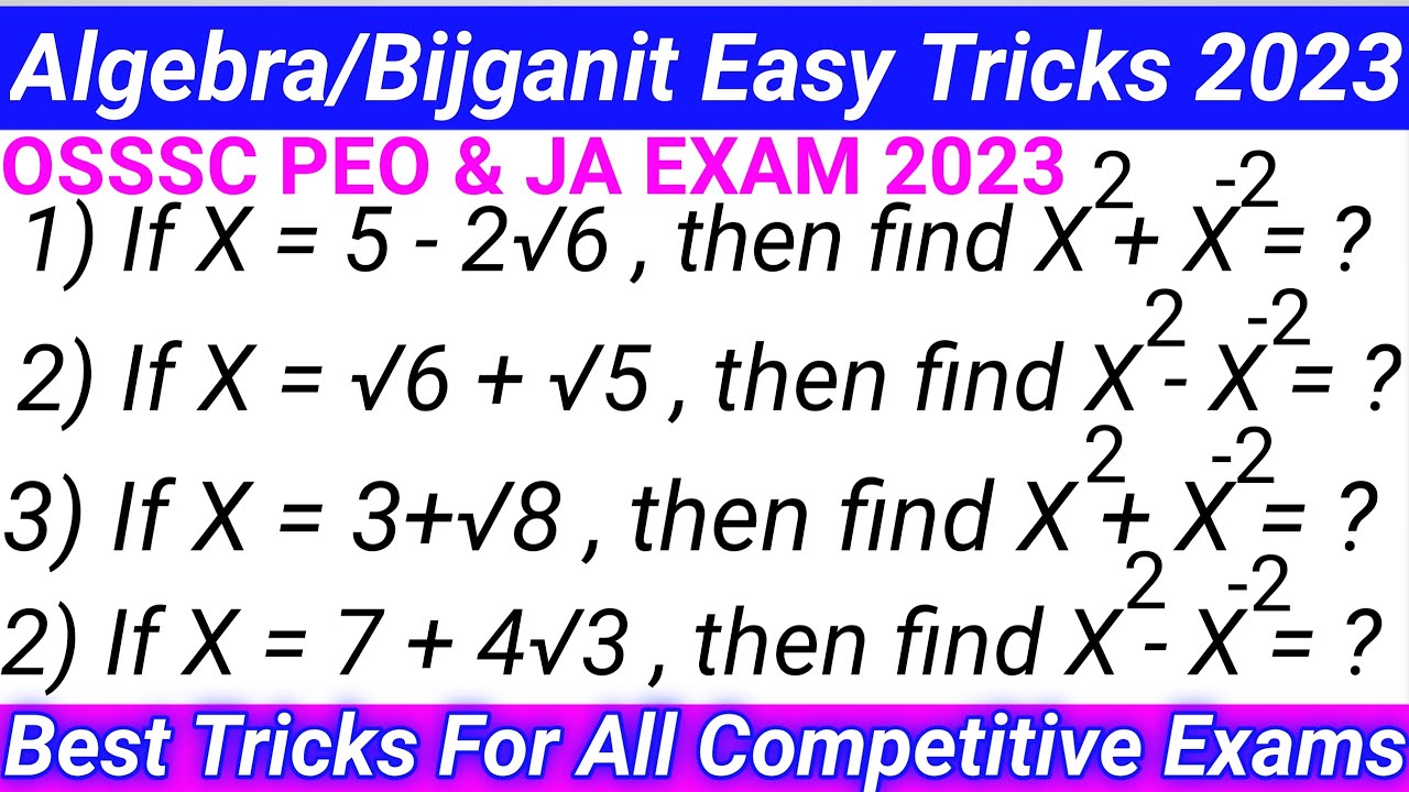 Algebra/Bijganit_Math_Questions_Short_Ticks_For_OSSSC_PEO_&_JA_Exam ...