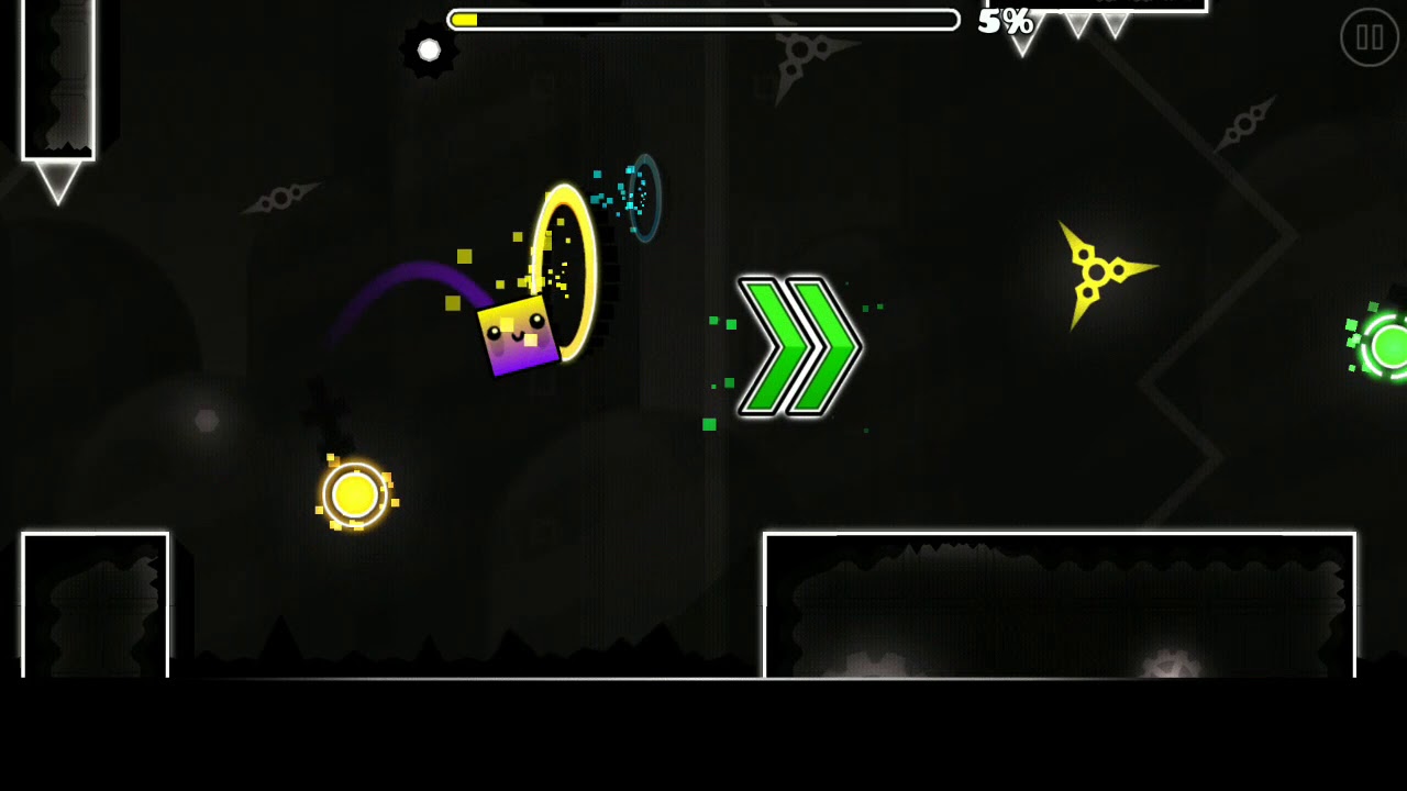 Geometry Dash | First Race | - YouTube