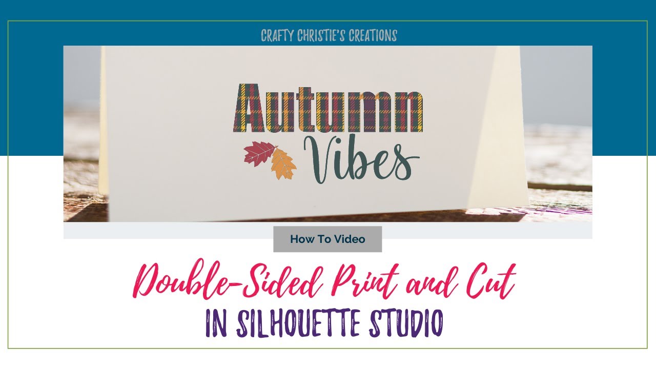 Double Sided Print and Cut - YouTube