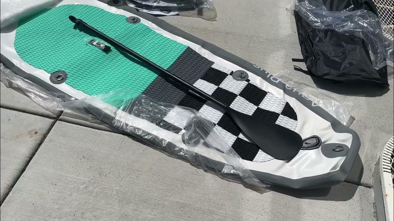 Aqua Plus 6inches Thick Inflatable SUP for All Skill Levels Stand Up ...